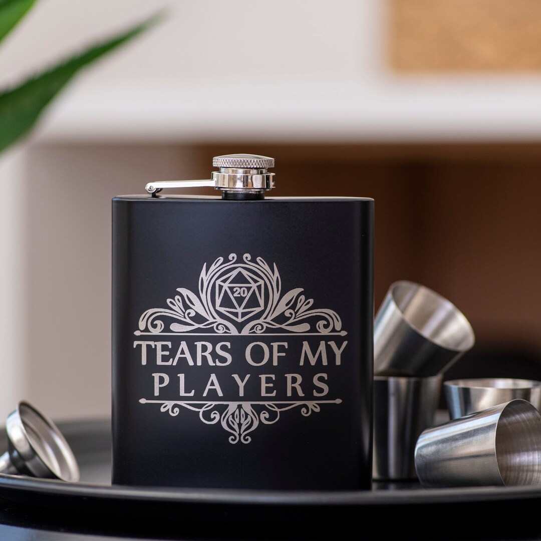 Tears of My Players Flask 7oz Dungeon Master Gift / Great Gift for DM ...