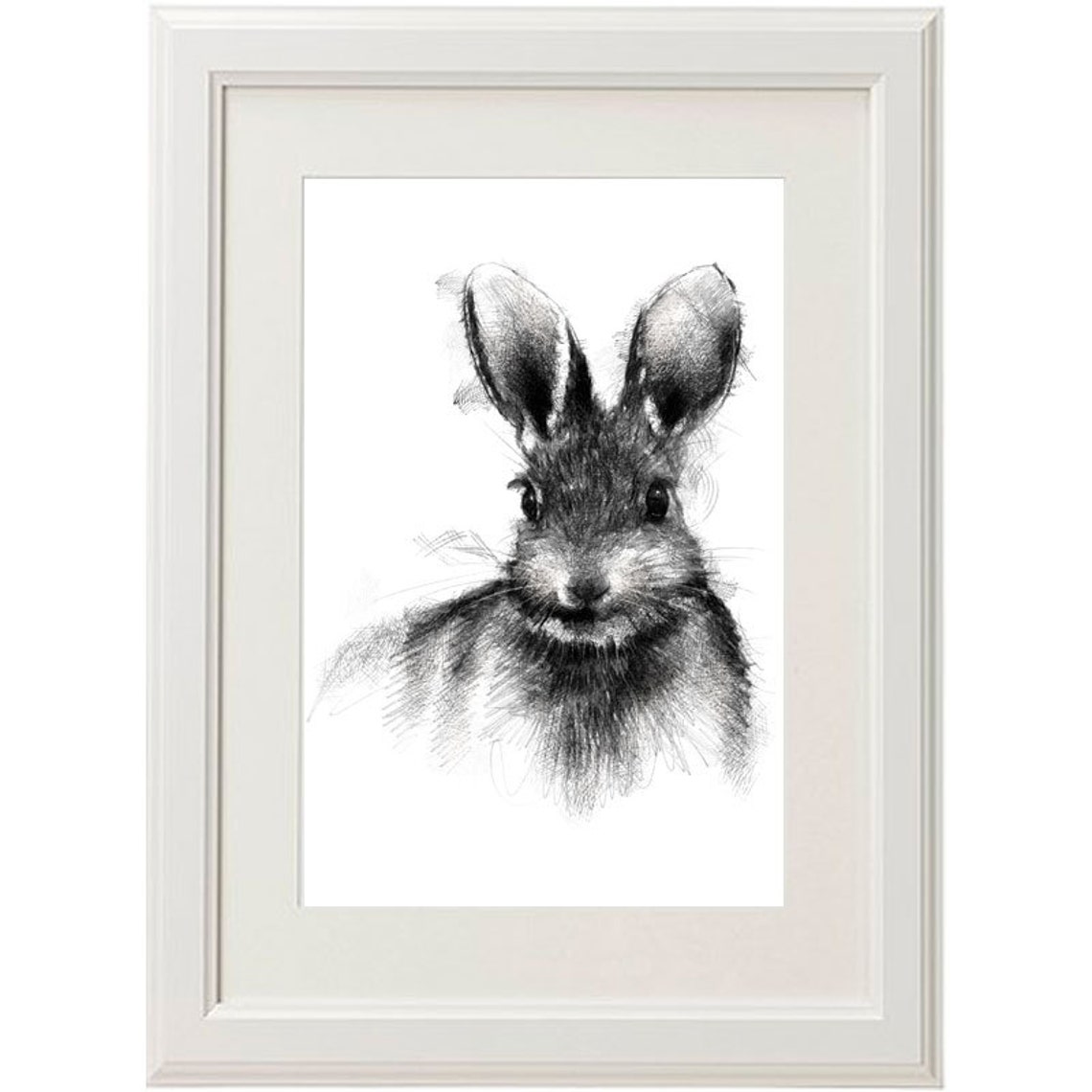 Wild Rabbit Sketch Limited Edition Fine Art Print From | Etsy