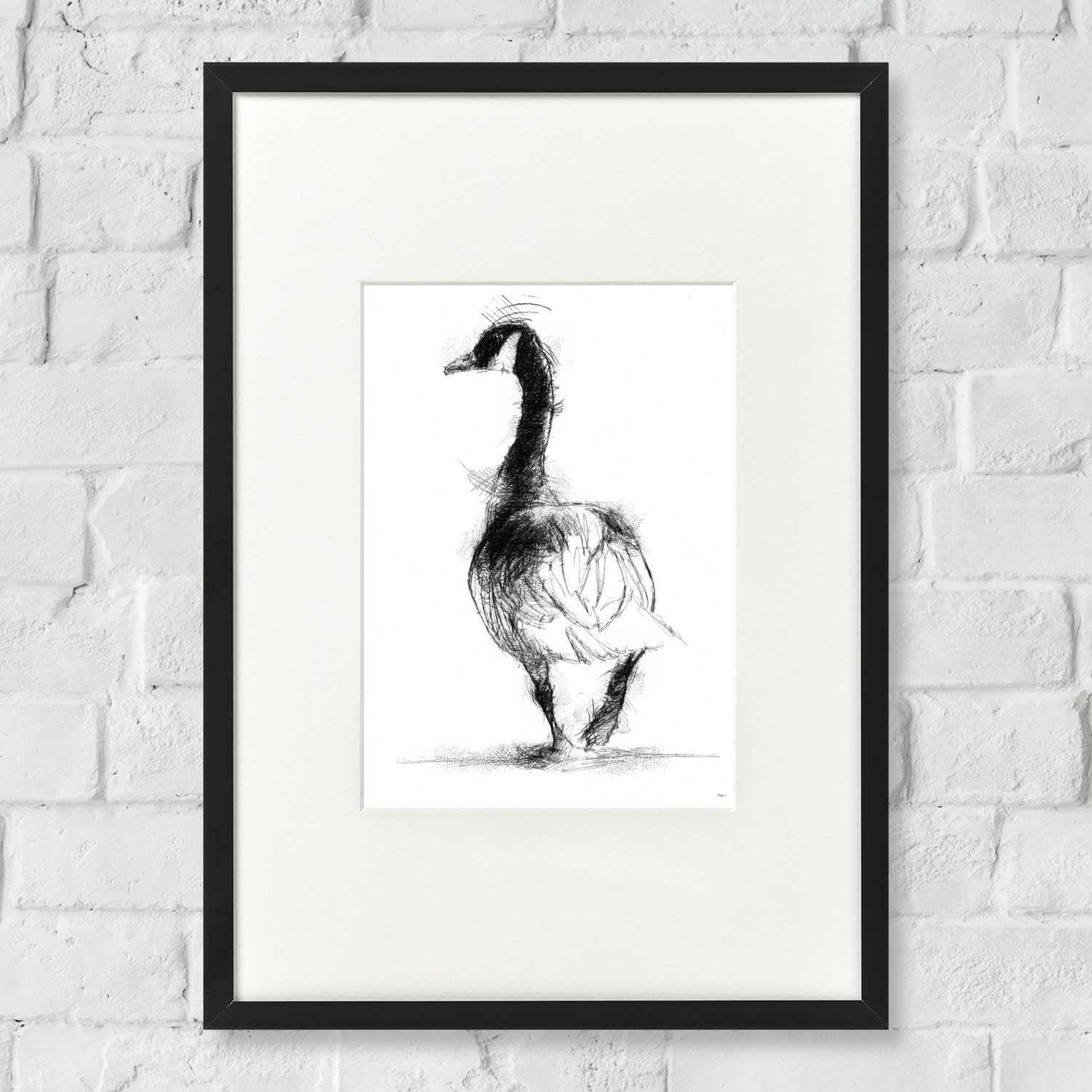 Canada Goose Limited Edition Fine Art Print From Original | Etsy