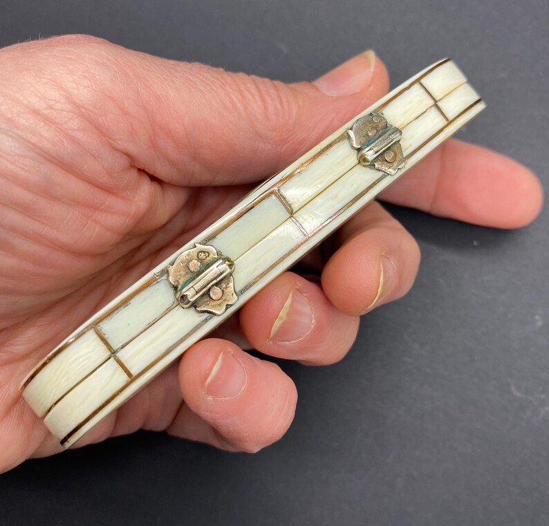 Antique Georgian Era English Toothpick Box Sentimental Scene - Etsy