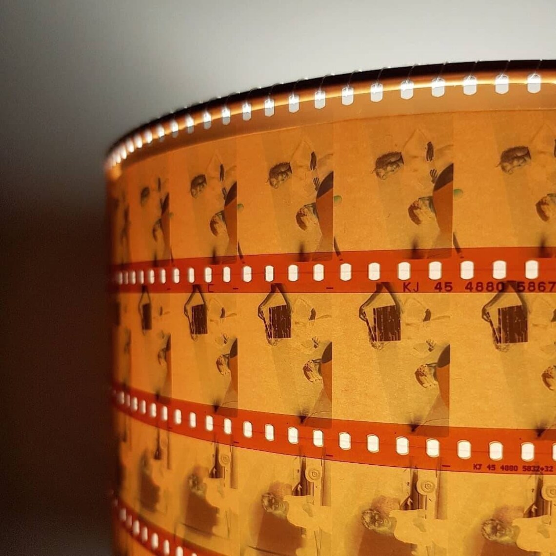 Recycled 35mm Negative Film Strip Lamp Shade | Etsy