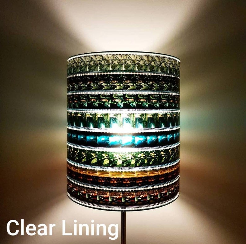 Recycled 35mm Film Strip Lamp Shade Choose Your Film - Etsy UK