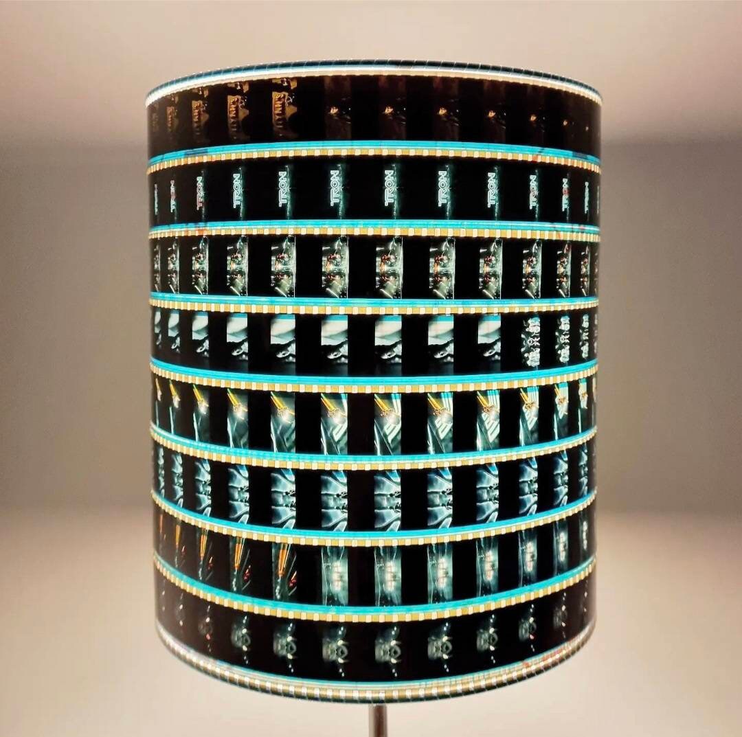Tron Legacy Lamp Shade 35mm Recylced Film Strip - Etsy