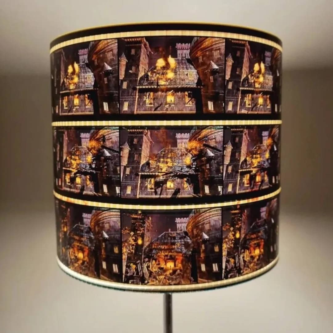 Recycled IMAX Film Strip Lamp Shade - Etsy