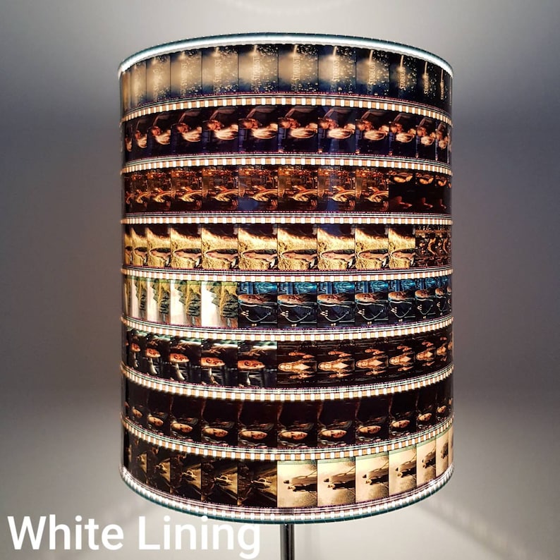 Recycled 35mm Film Strip Lamp Shade Choose Your Film - Etsy UK
