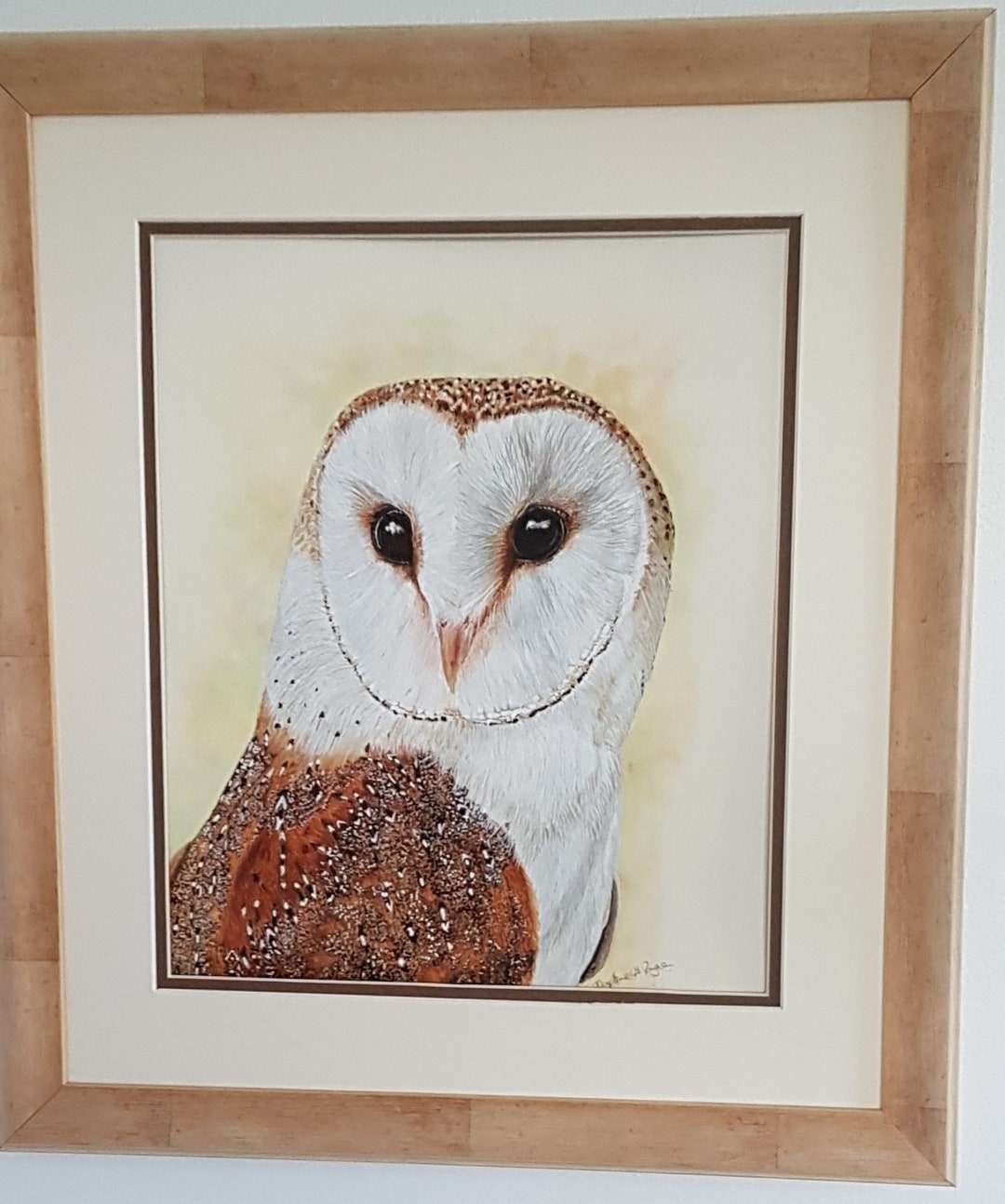 A Fine Detail Original Water Colour Painting of a Beautiful - Etsy