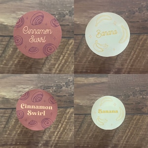 Flavour Packaging Labels, Cute Packaging Stickers, Custom Labels ...