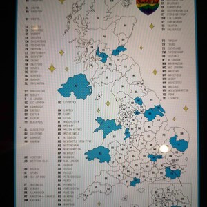 UK Postcode Sales Map DIGITAL DOWNLOAD, Small Business Tracker, Sales ...