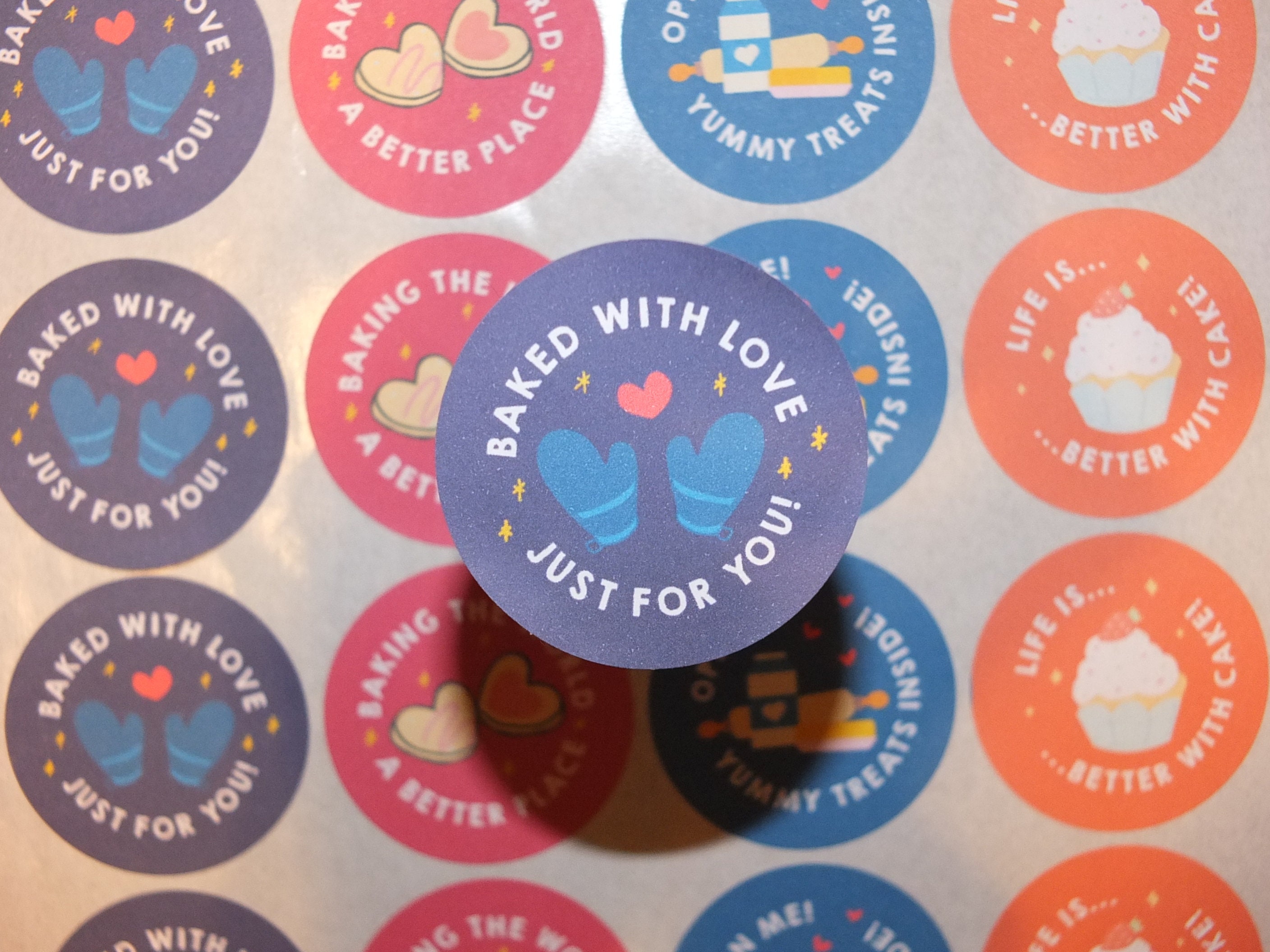 Baking Packaging Stickers Cute Packaging Stickers Business - Etsy UK