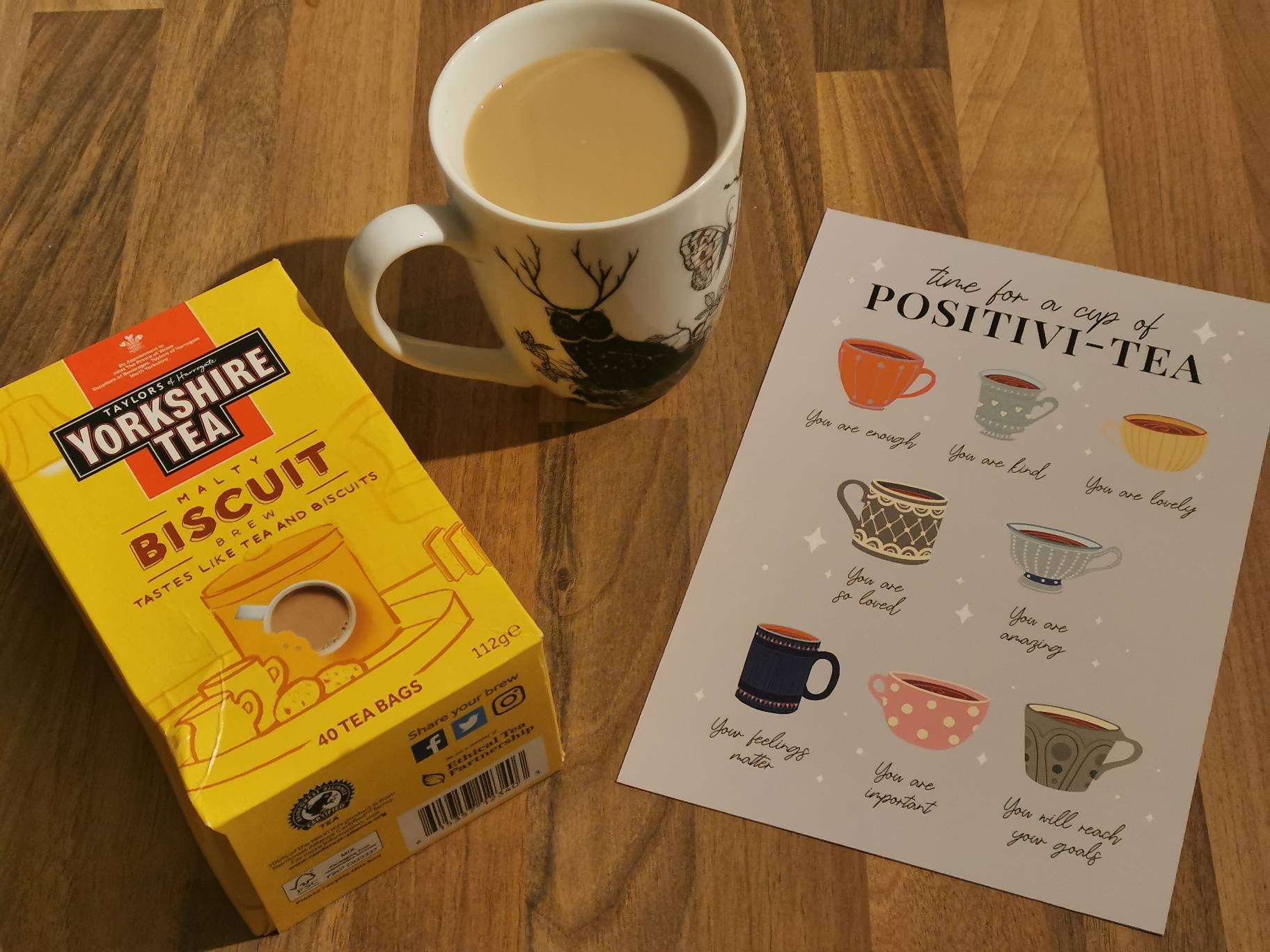 Positivi-tea Self Affirmation Print Positivitea A6 A5 A4 A3 - Etsy UK