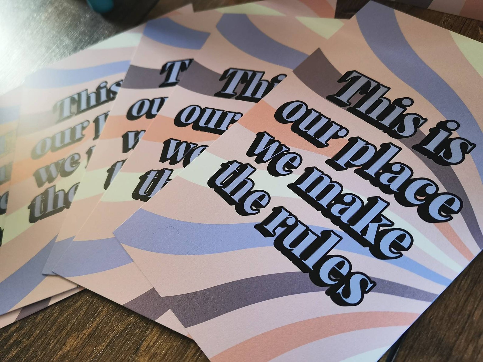 This is Our Place We Make the Rules A6 A5 A4 A3 A2 Print - Etsy
