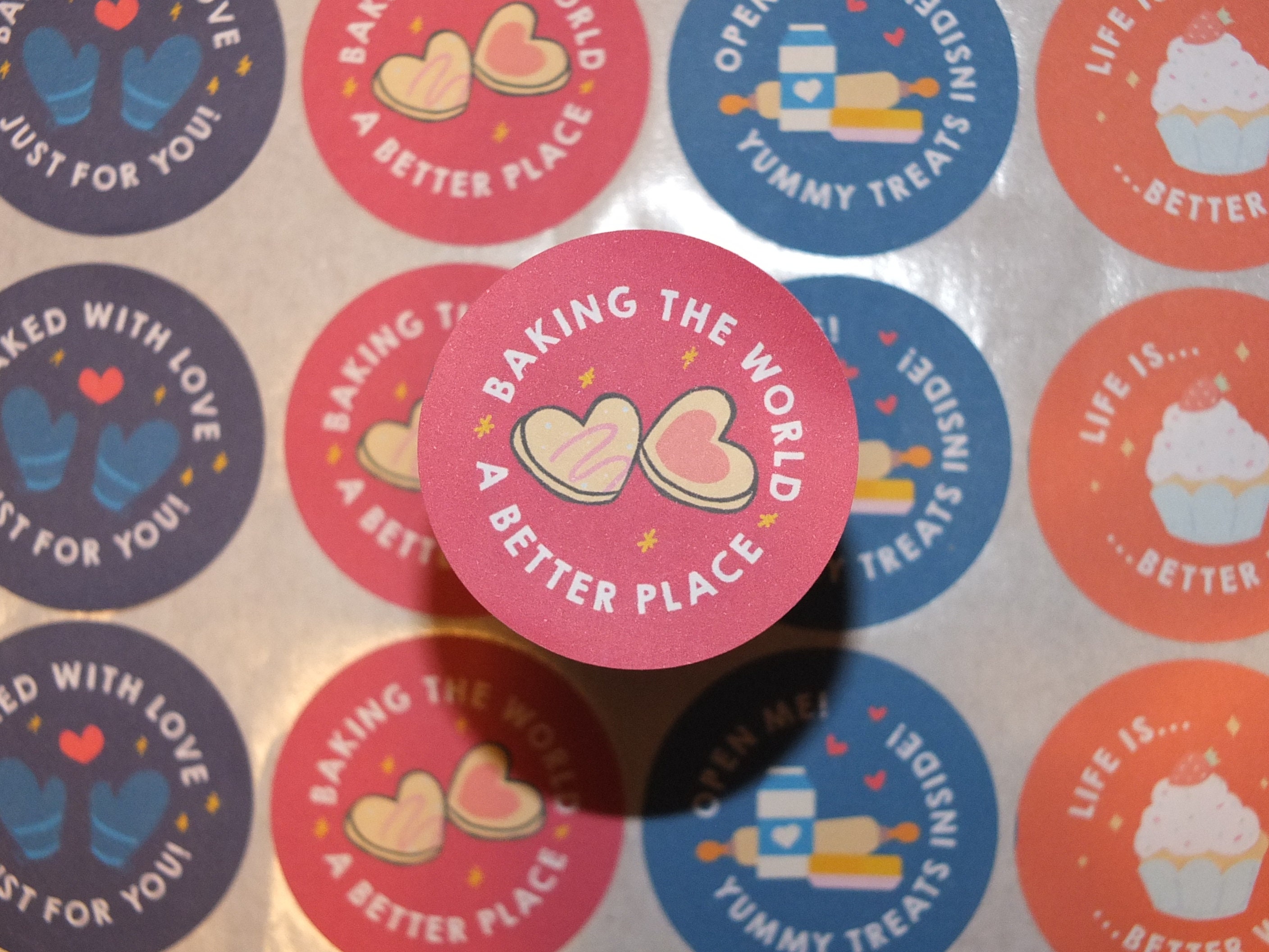Baking Packaging Stickers Cute Packaging Stickers Business - Etsy UK