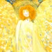 Angel Large ORIGINAL Painting Canvas Oil Acrylic Angel Large Wall Art ...