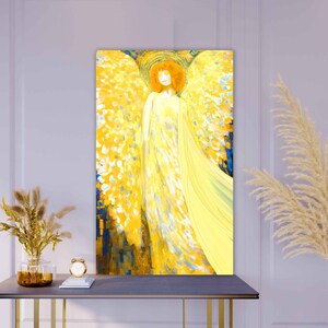 Angel Large ORIGINAL Painting Canvas Oil Acrylic Angel Large Wall Art ...