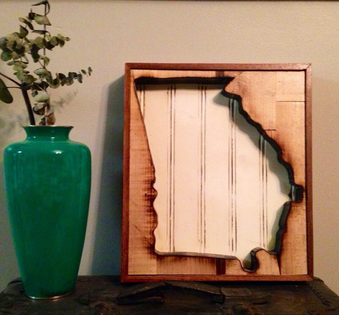 Reclaimed Wood State Cut-outs and Outlines. Any State You Want! - Etsy