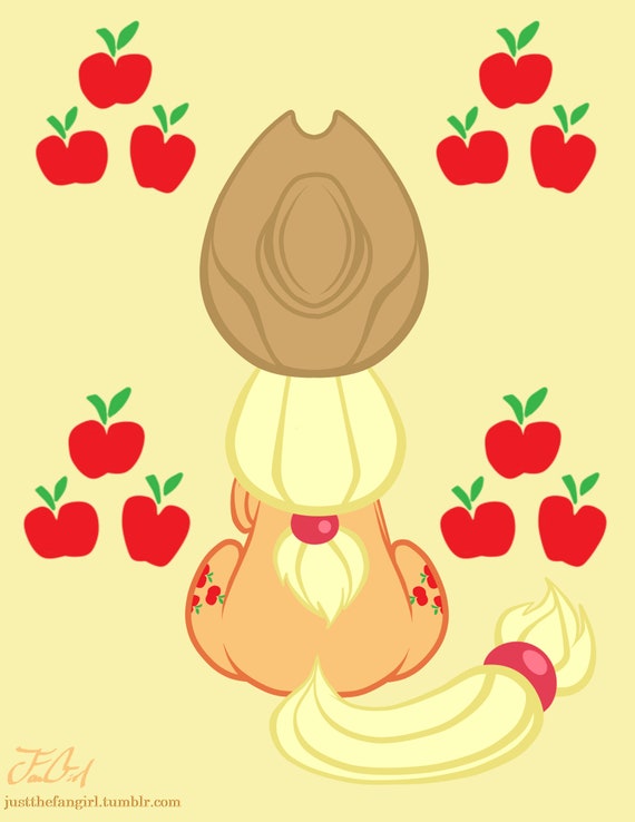 Applejack Butt Etsy