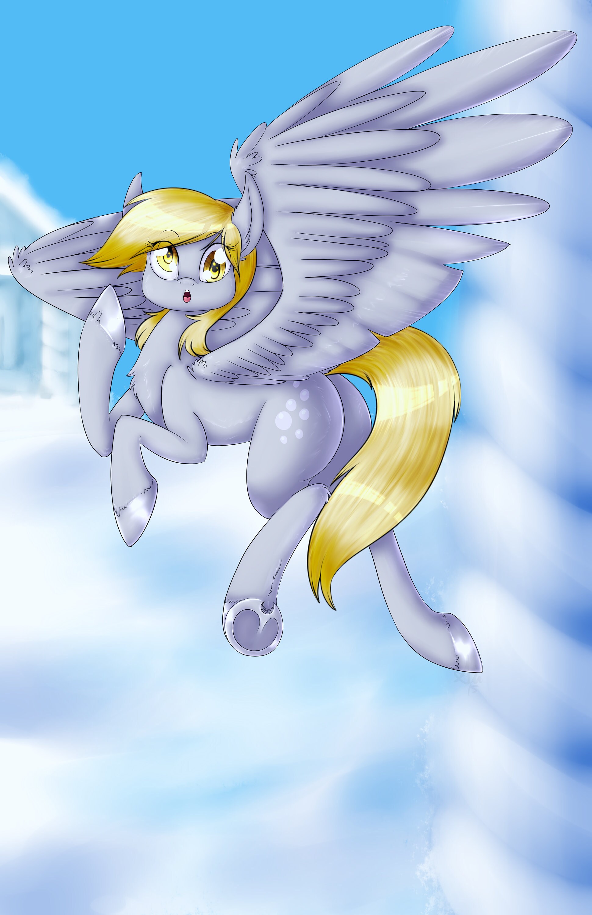 Derpy Hooves Flying Animated