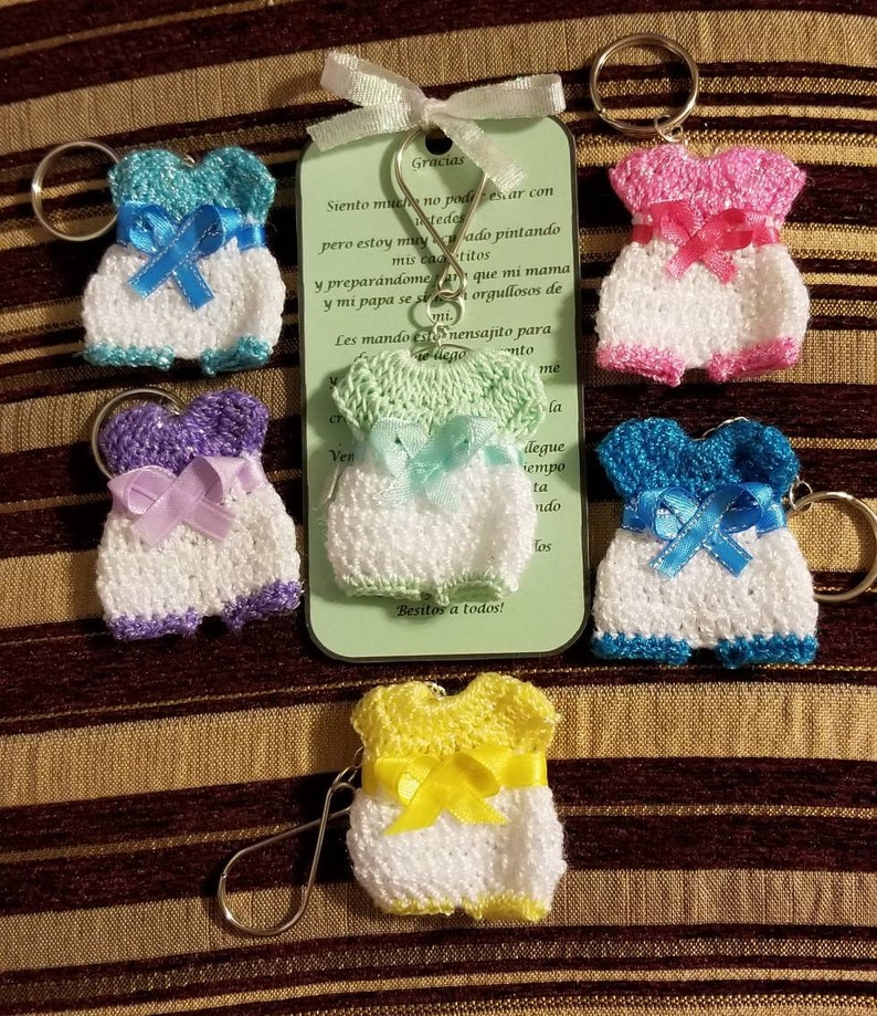 Baby Shower Baby Clothes Keychain Souvenir - Etsy