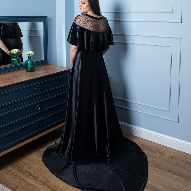 Gothic Black Puffy Dress - Etsy