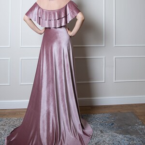 Gothic Black Velvet Maternity Wedding Dress, Pregnancy Engagement Dress ...