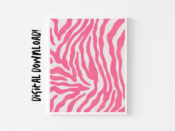 Hot Pink Zebra Stripes