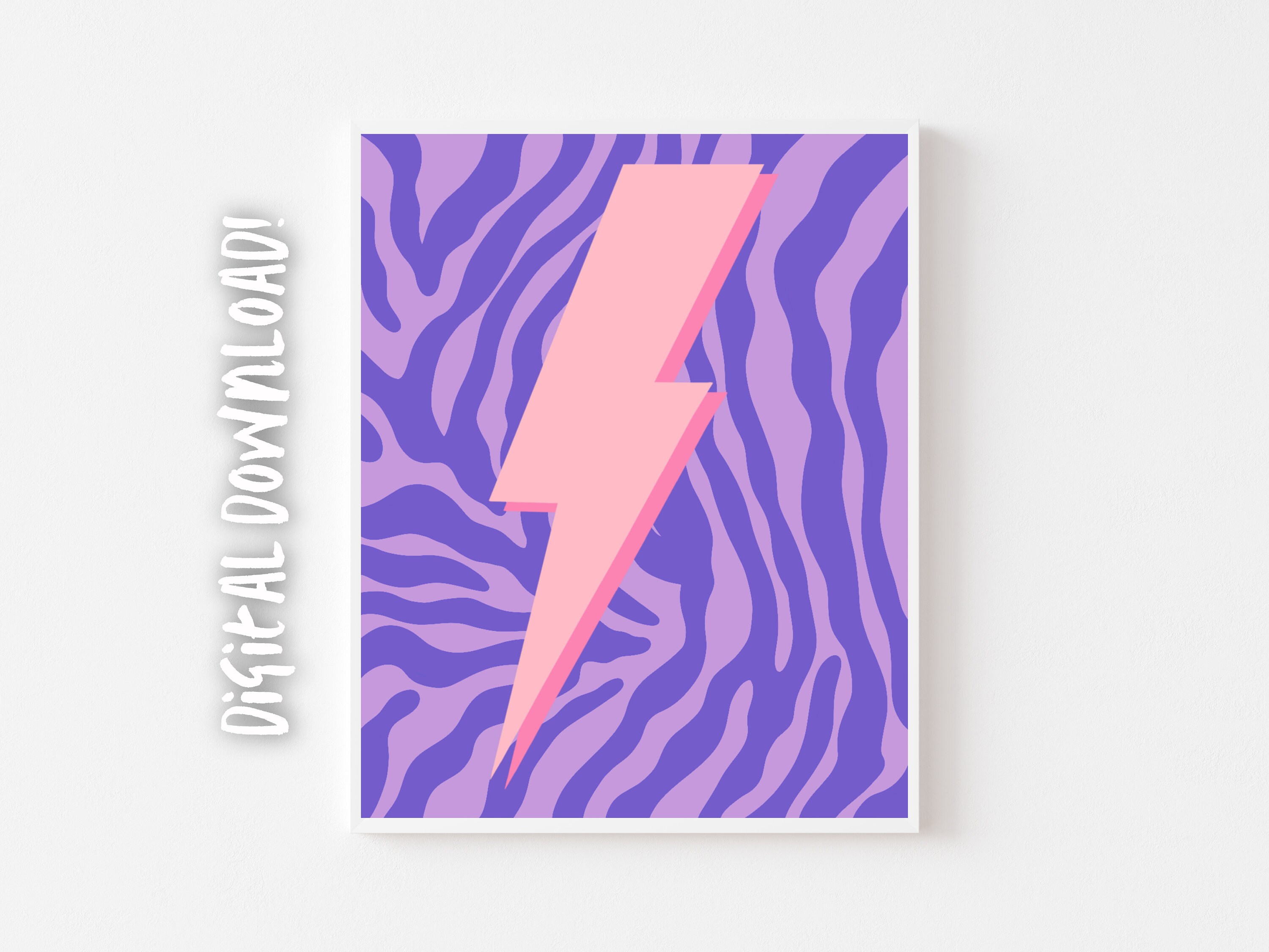 Purple And Pink Zebra Print