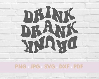 Drink Drank Drunk - Etsy