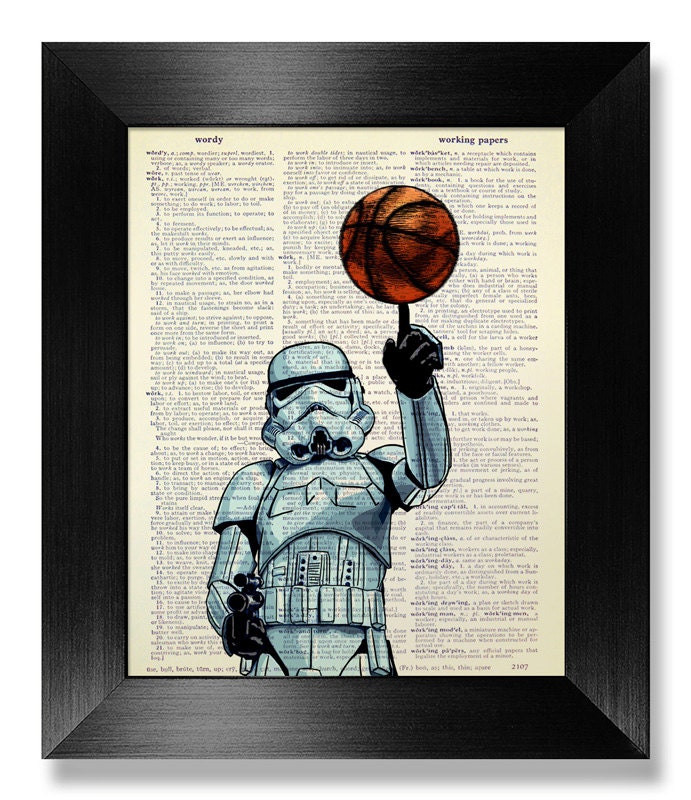 College DORM Decor Wall Art Print Star Wars Print Sport Wall | Etsy