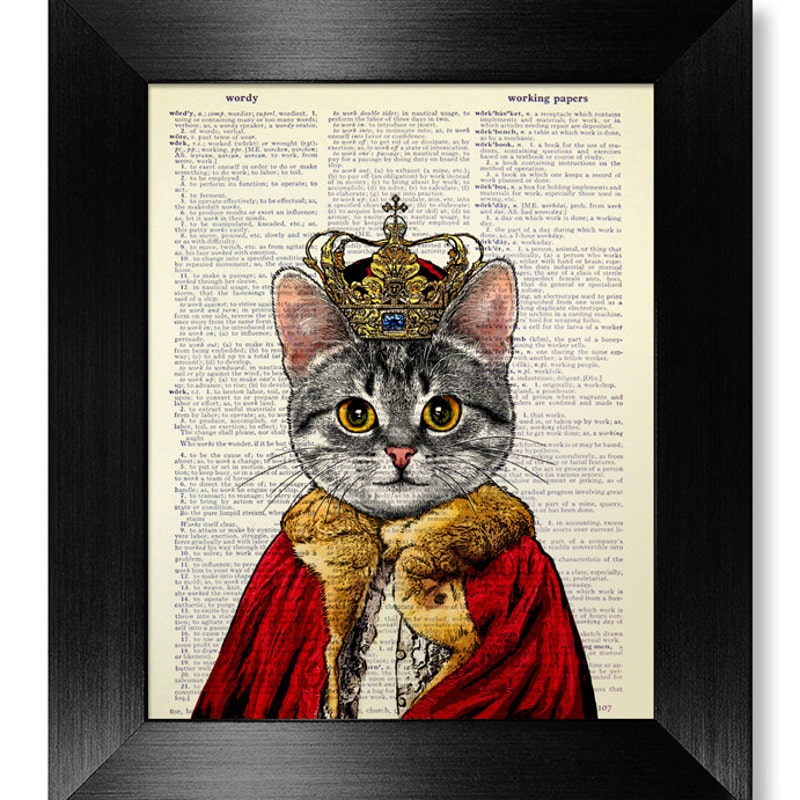 Cat Poster - Etsy UK