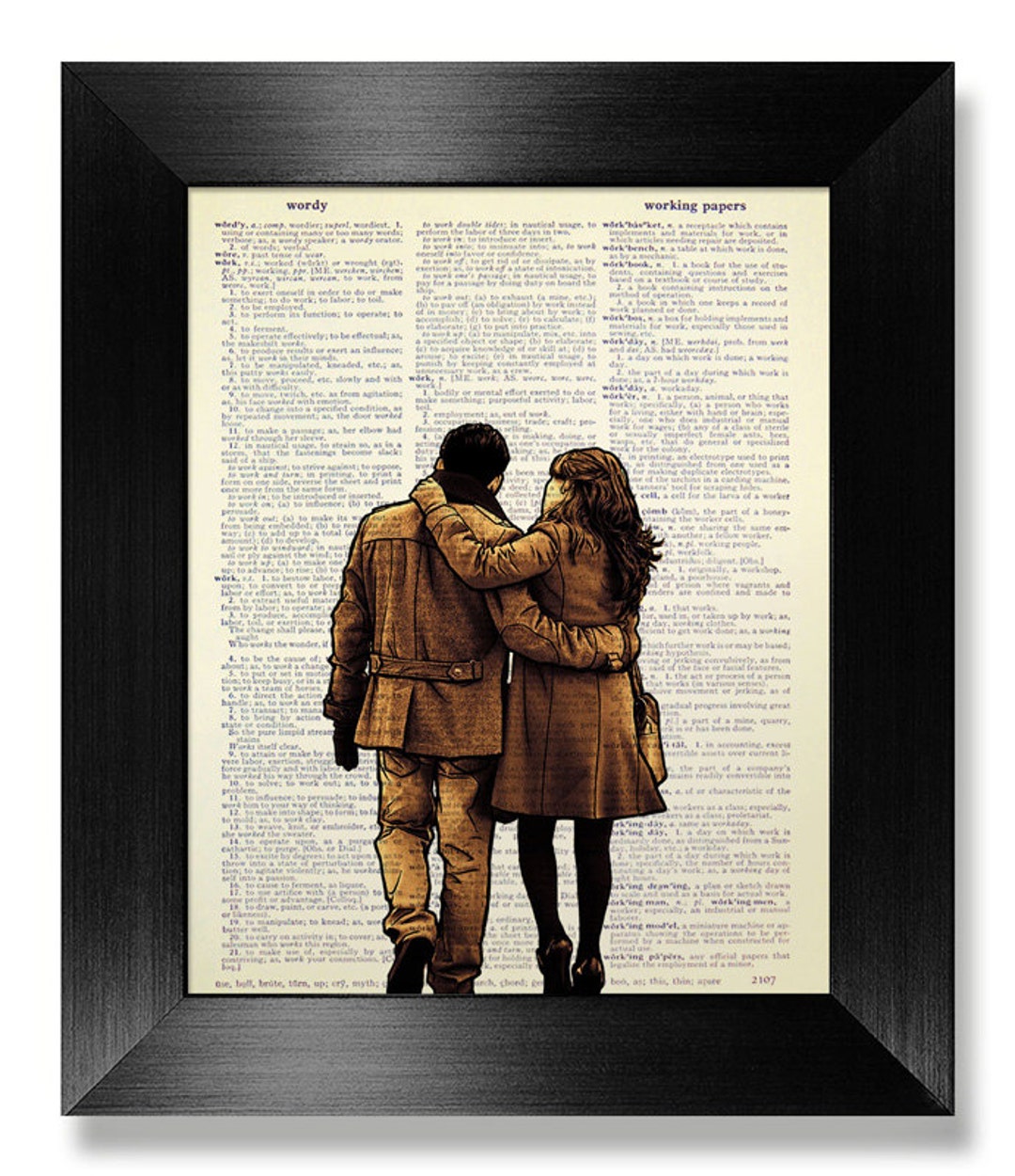 Love Wall Art, COUPLE LOVE Art Print, Sweet Love Sign, Love Gift ...