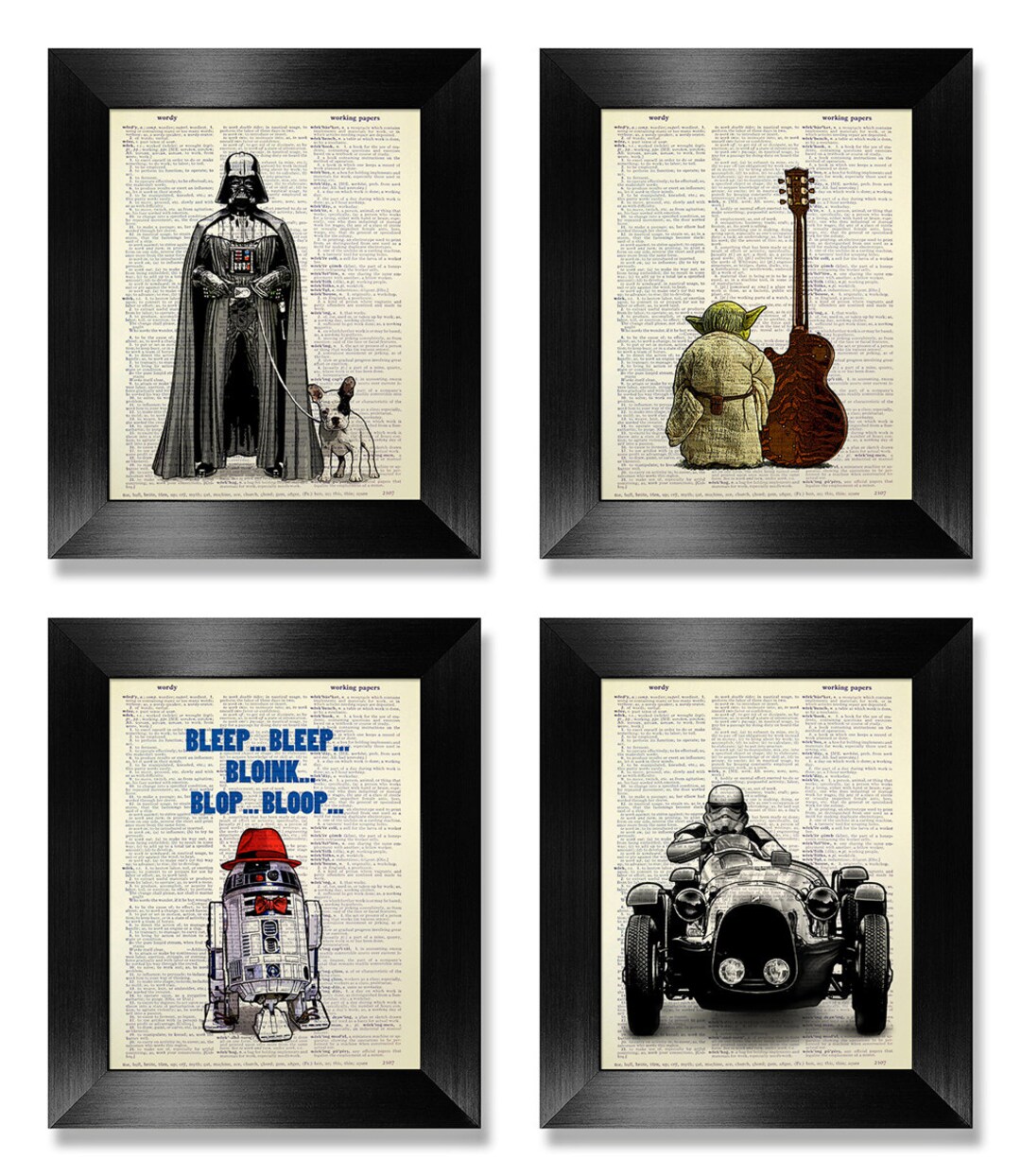 Star Wars POSTER, Star Wars Poster Set, STAR WARS Art, Star Wars Print ...