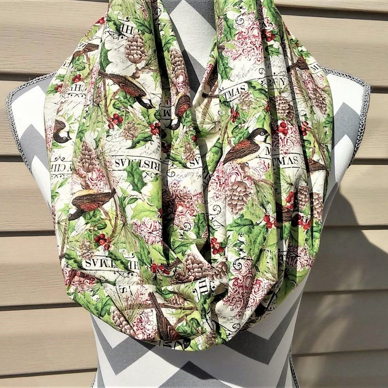 Christmas Infinity Scarf - Etsy