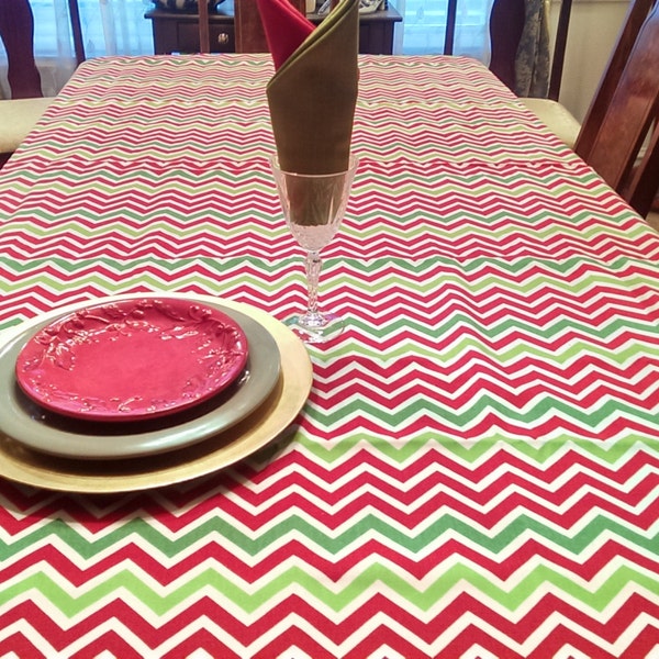 Chevron Tablecloth - Etsy