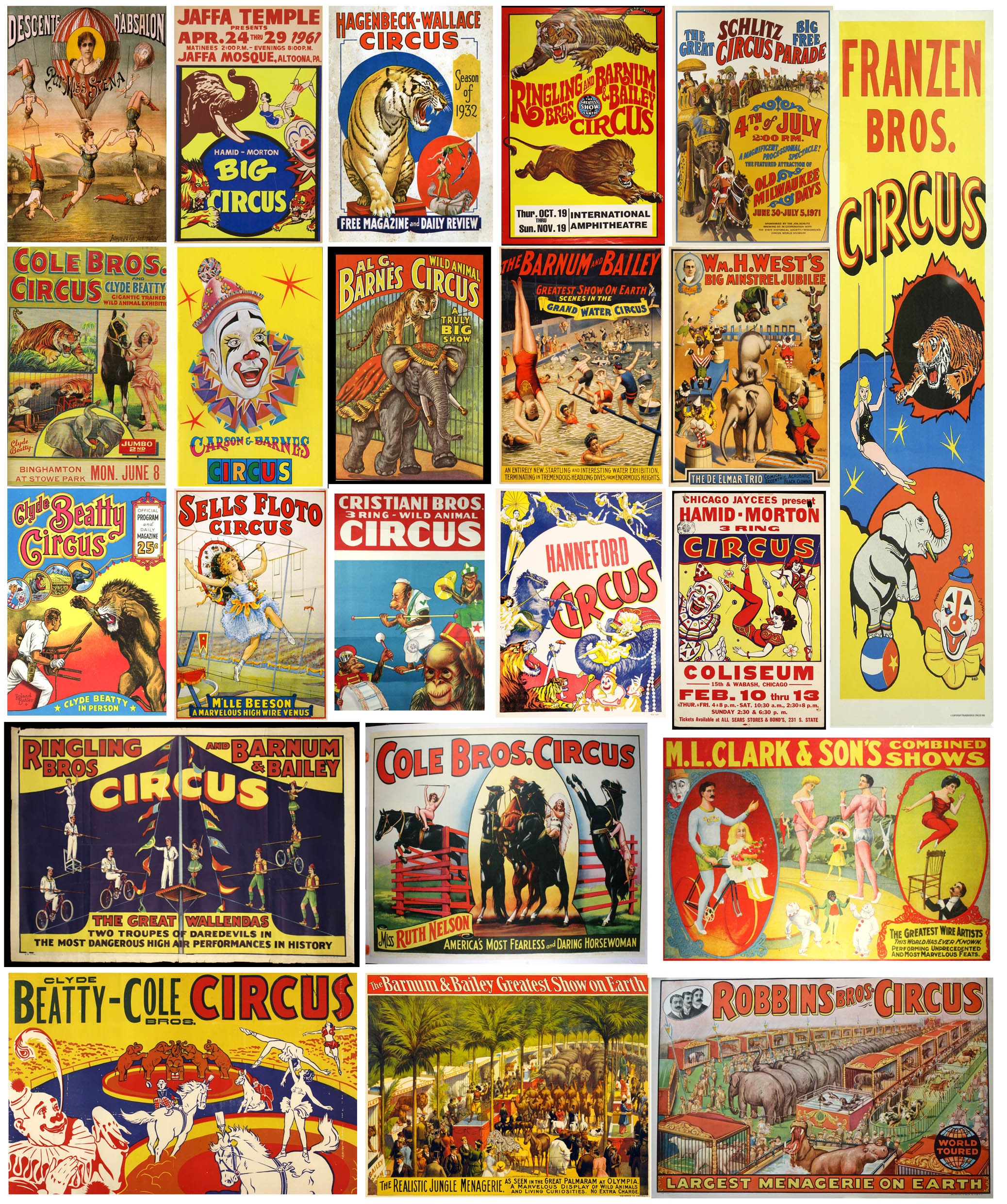 Three Ring Circus Clipart