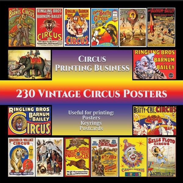 Circus Poster - Etsy