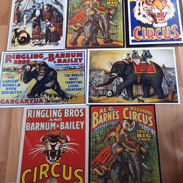 Circus Poster - Etsy