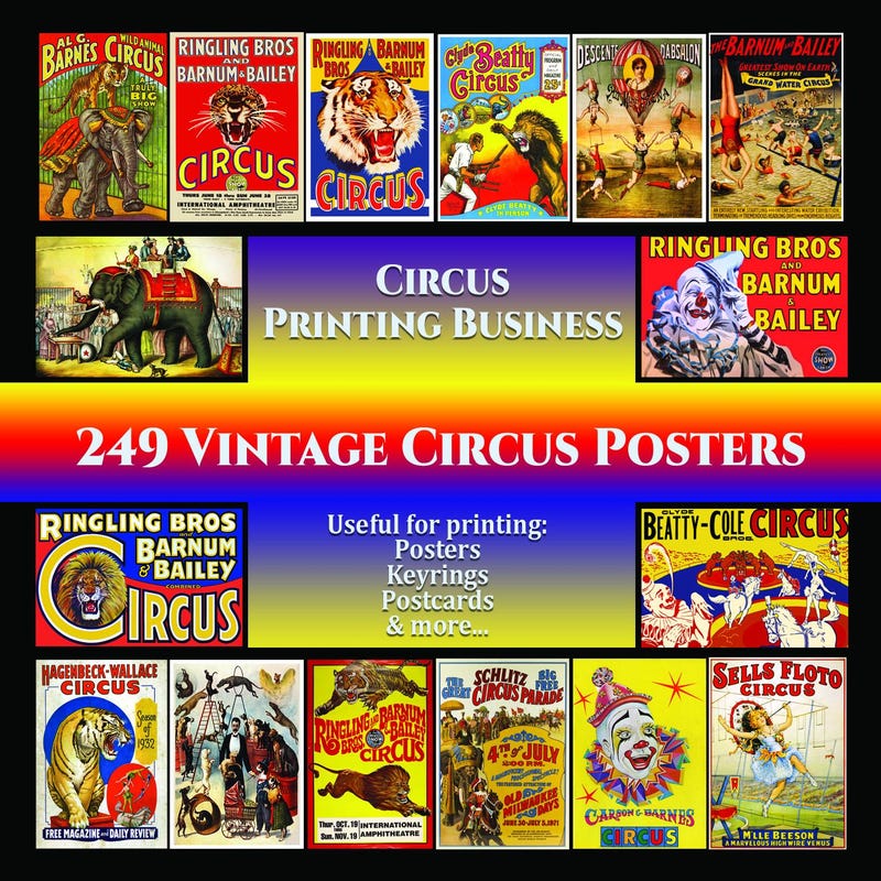 Circus Poster - Etsy