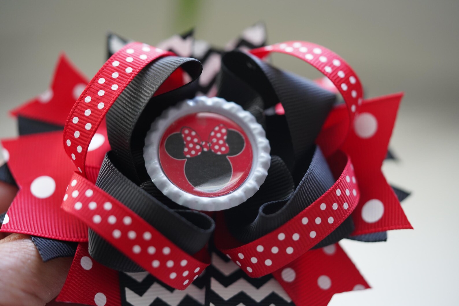 Inspired Mouse Silhouette Hair Bow for Little Girl - Etsy