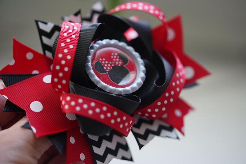 Inspired Mouse Silhouette Hair Bow for Little Girl - Etsy