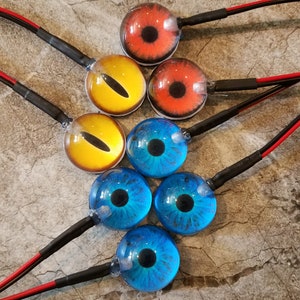 LED Costume / Fursuit Eyes (power Options!) - Custom - 1.5" - 2 ...