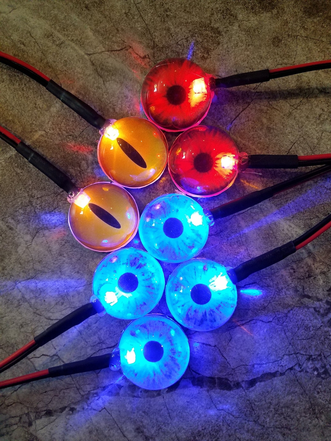 LED Costume / Fursuit Eyes (power Options!) - Custom - 1.25 - 2 ...