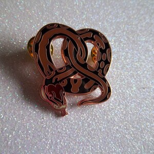 Pretzel Pythons Enamel Pin - Etsy