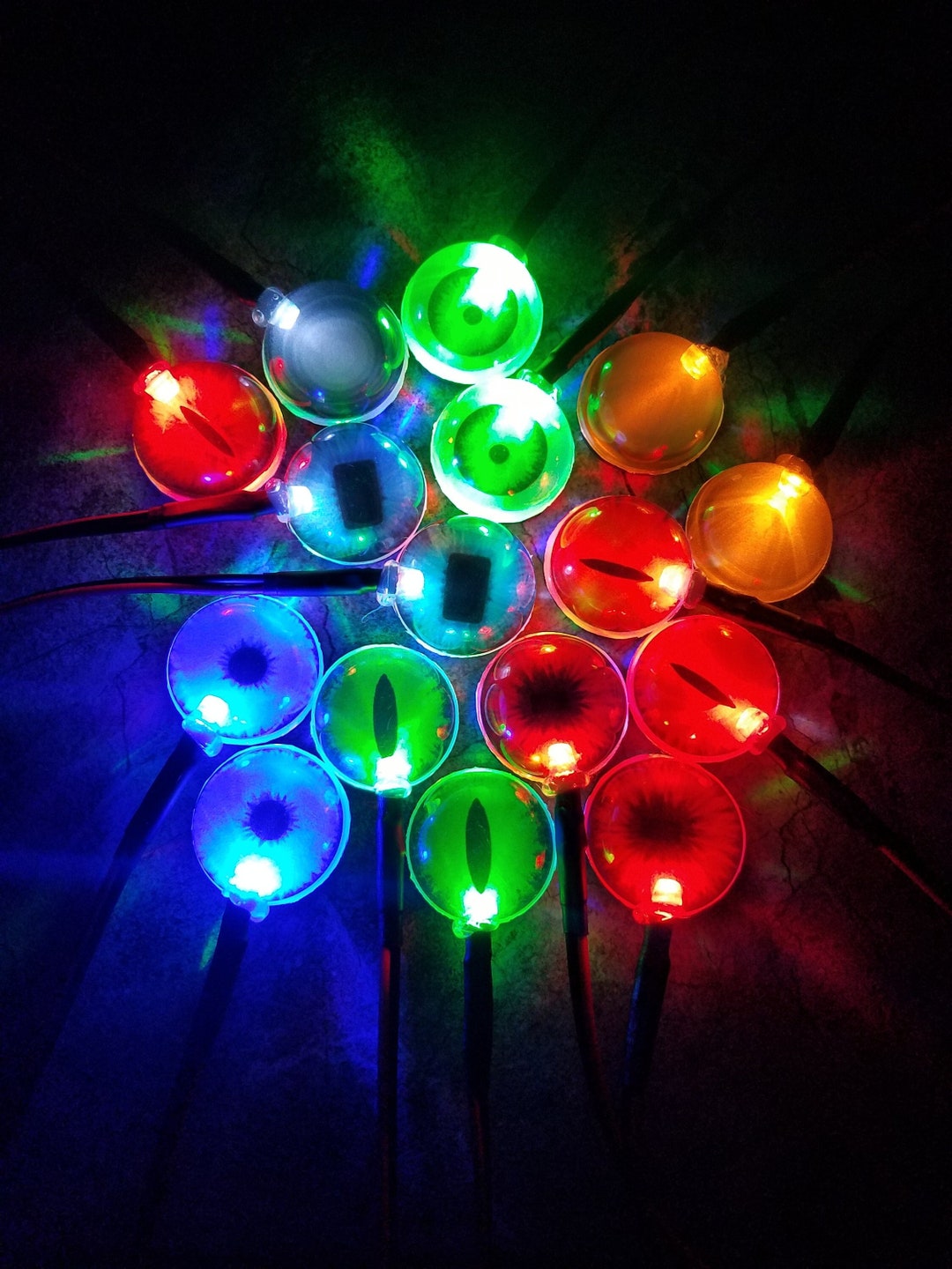 LED Costume / Fursuit Eyes (power Options!) - Custom - 1.5" - 2 ...