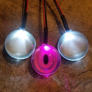 LED Costume / Fursuit Eyes (AA Pack) - Custom - 1.5" - 2" - Acrylic 3-D ...