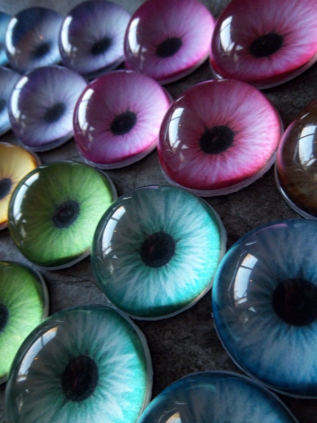 PREMADE - Costume / Fursuit Eyes - Custom - 1 - 1.5 - V2 Acrylic 3-D ...