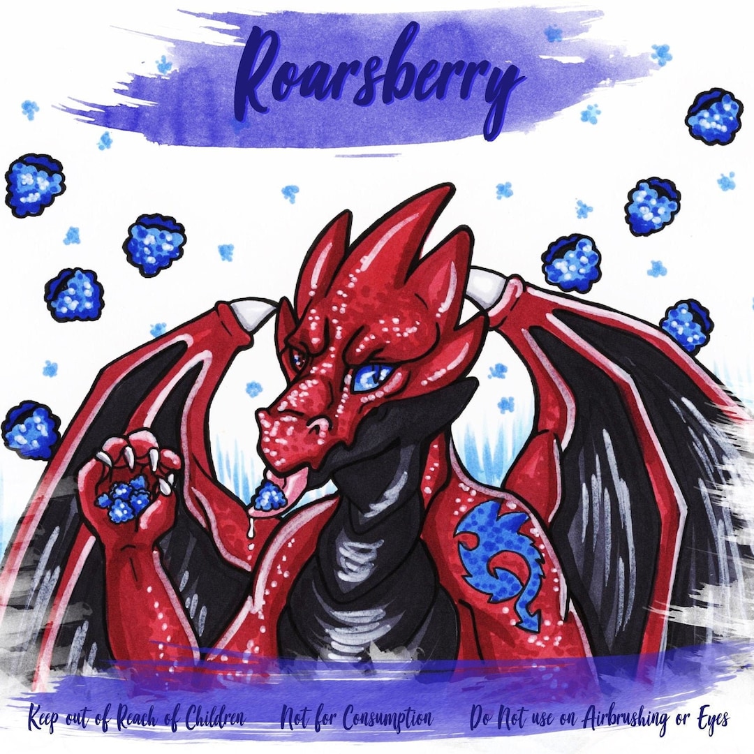 Blue Raspberry Fursuit Spray 8oz - Roarsberry Fragrance and Body Safe ...