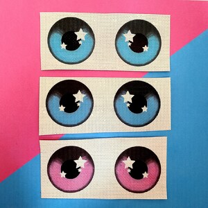 Toony Fursuit Eye Mesh Stars - Etsy