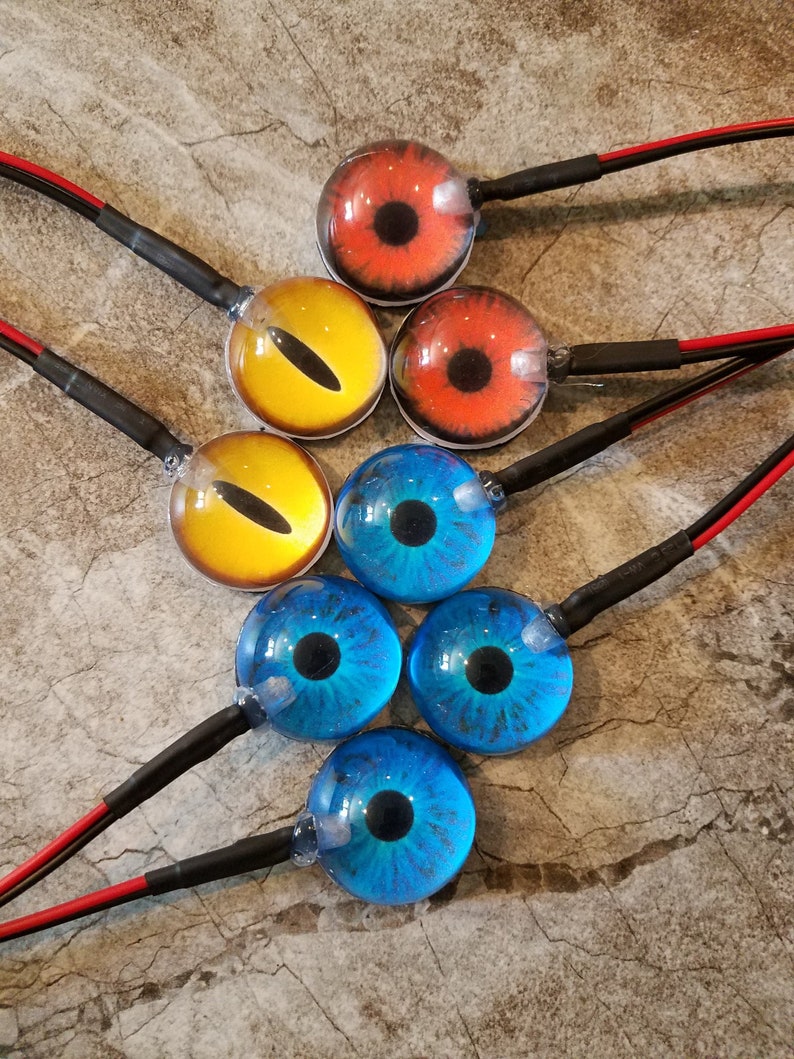 LED Costume / Fursuit Eyes (power Options!) - Custom - 1.25 - 2 ...