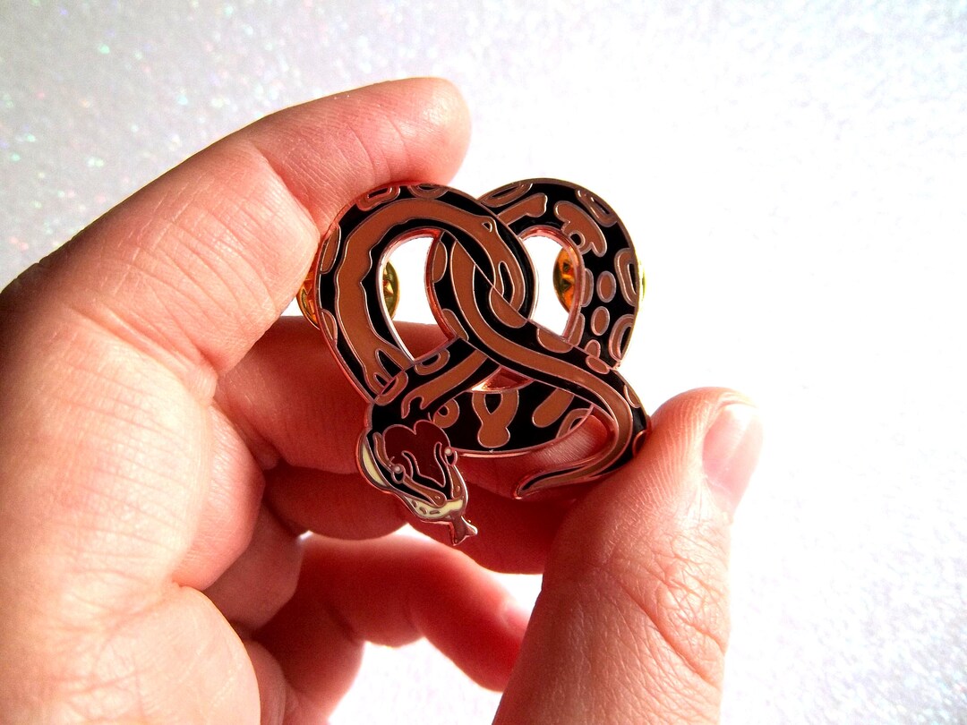 Pretzel Pythons Enamel Pin - LAST CHANCE!! - Etsy