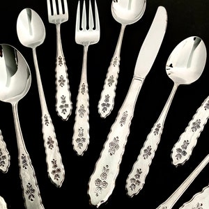 Oneida FLORAL BOUQUET Stainless Flatware Discontinued Pattern CHOICE - Etsy